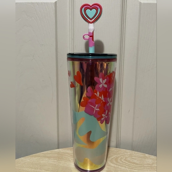 Starbucks | Dining | 224 Starbucks 24oz Valentine Cold Cup Tumbler With ...